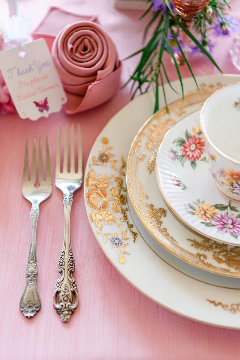 Elegant Inspiration for a Butterfly Garden Tea Party Bridal Shower ...