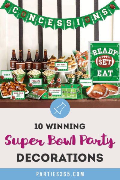 10 Winning Super Bowl Party Decorations - Parties365