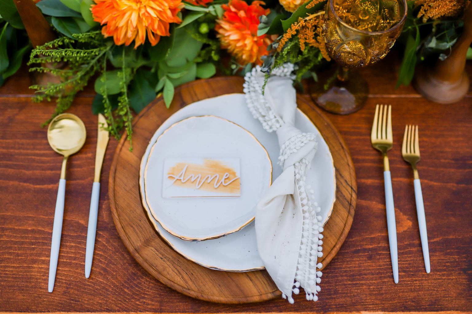 Sunset Inspired Summer Tablescape Inspiration - Parties365
