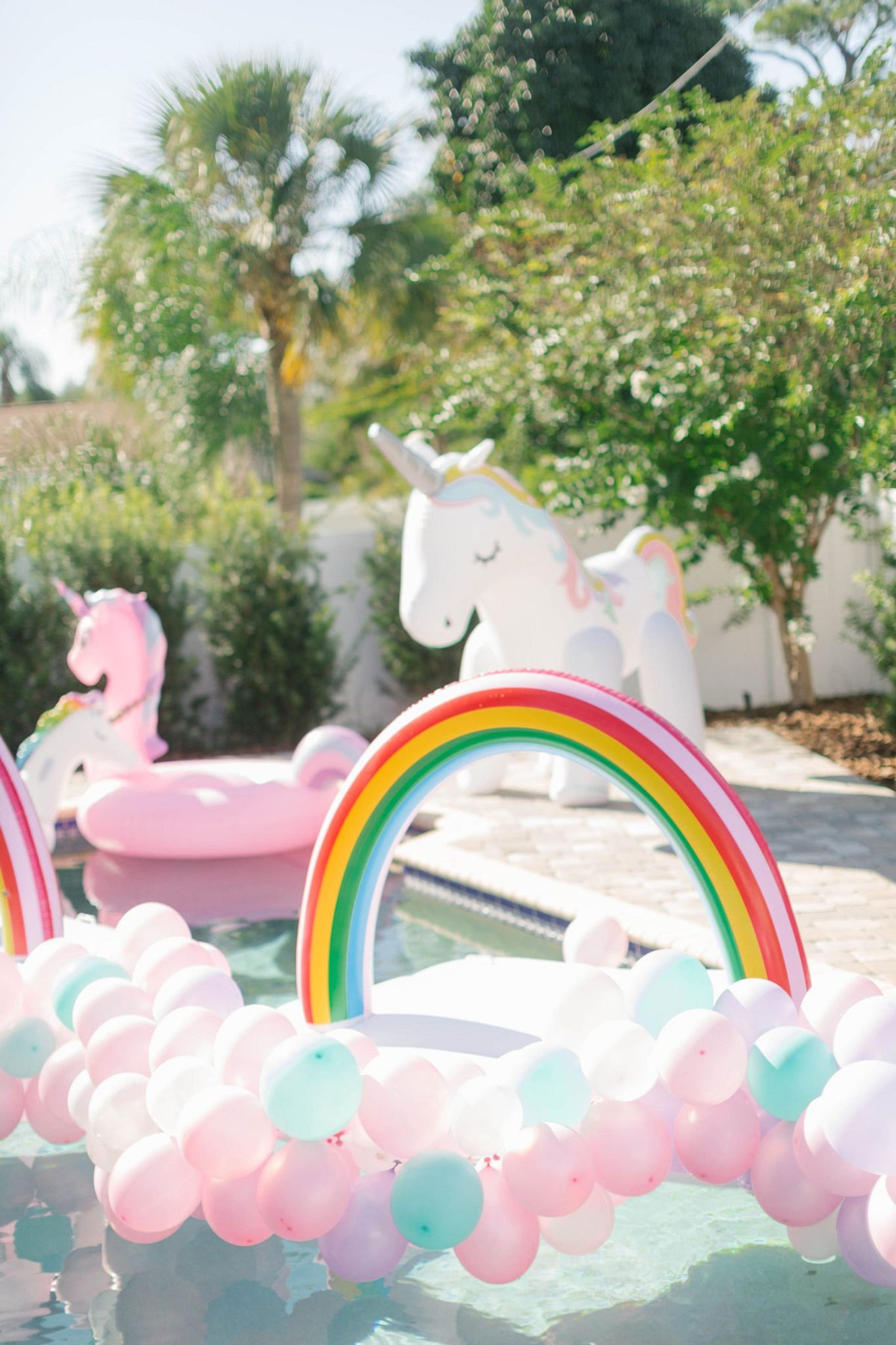 Magical Unicorn Pool Party Birthday Ideas - Parties365