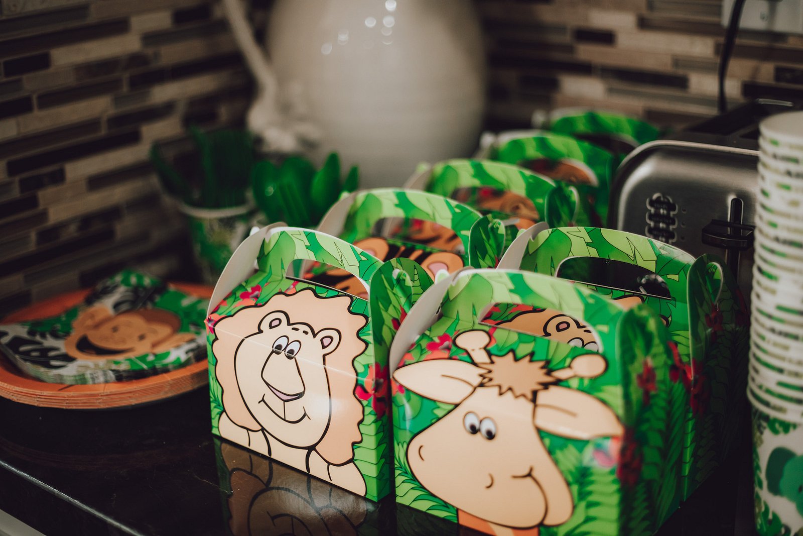 Gold and Green Wild ONE First Birthday Party - Parties365