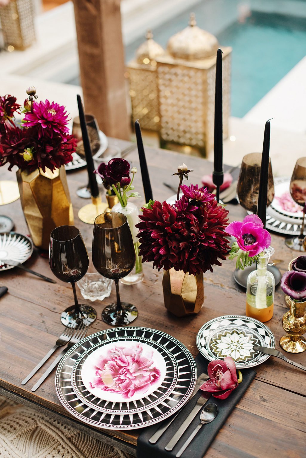 Dark and Moody Moroccan Dinner Party - Parties365
